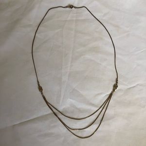 Jewelry | Vintage Gold Stacked Necklace | Poshmark
